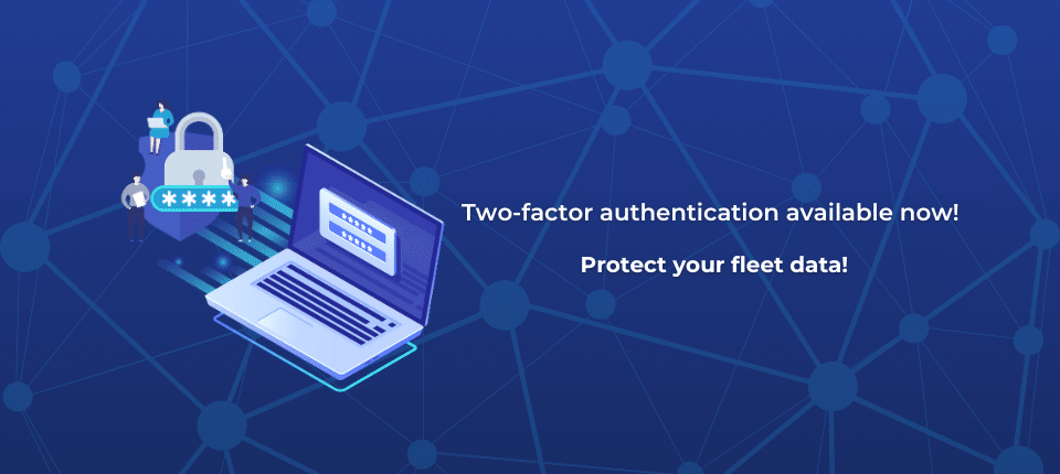 2-factor authentication, available in the TrackGPS app — TrackGPS